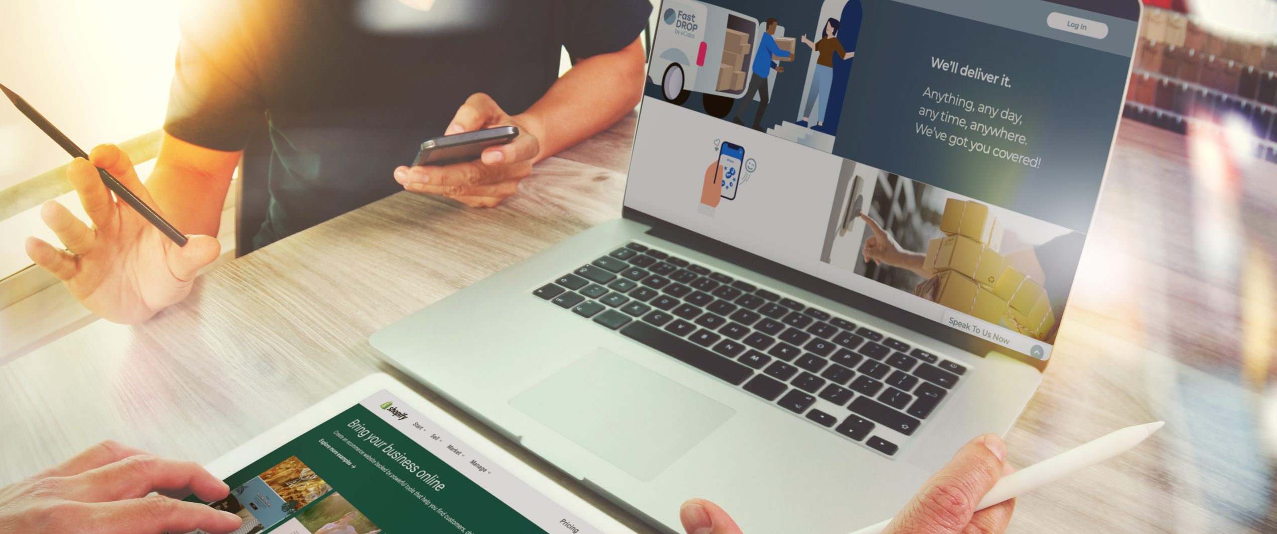 Shopify plug-in introduced to eCabs’ FastDrop platform | eCabs Malta